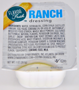 DYMA Brands - Ranch Dressing - Portion Cup | Food Service Distribution | Commercial Foods